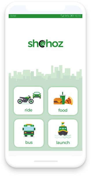 Shohoz - Ride Sharing & Bus Tickets Booking